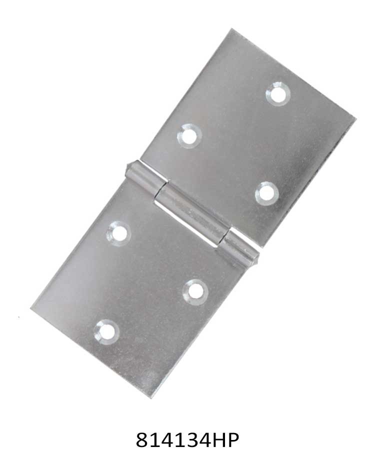 BISAGRA 814-1-¾" DE 43x102mm. HIERRO PULIDO. ACABADO: ZINC