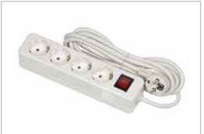 BASE MULTIPLE 4 TT CON INTERRUPTOR 3 M MARCA YFER