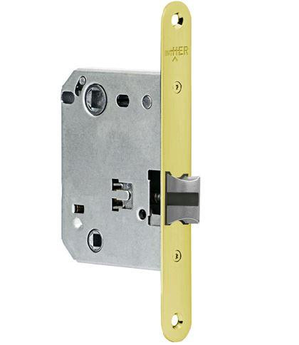 PICAPORTE UNIFICADO DE CANTO REDONDO. ACABADO LATON. MEDIDA A/20 P/50 ...